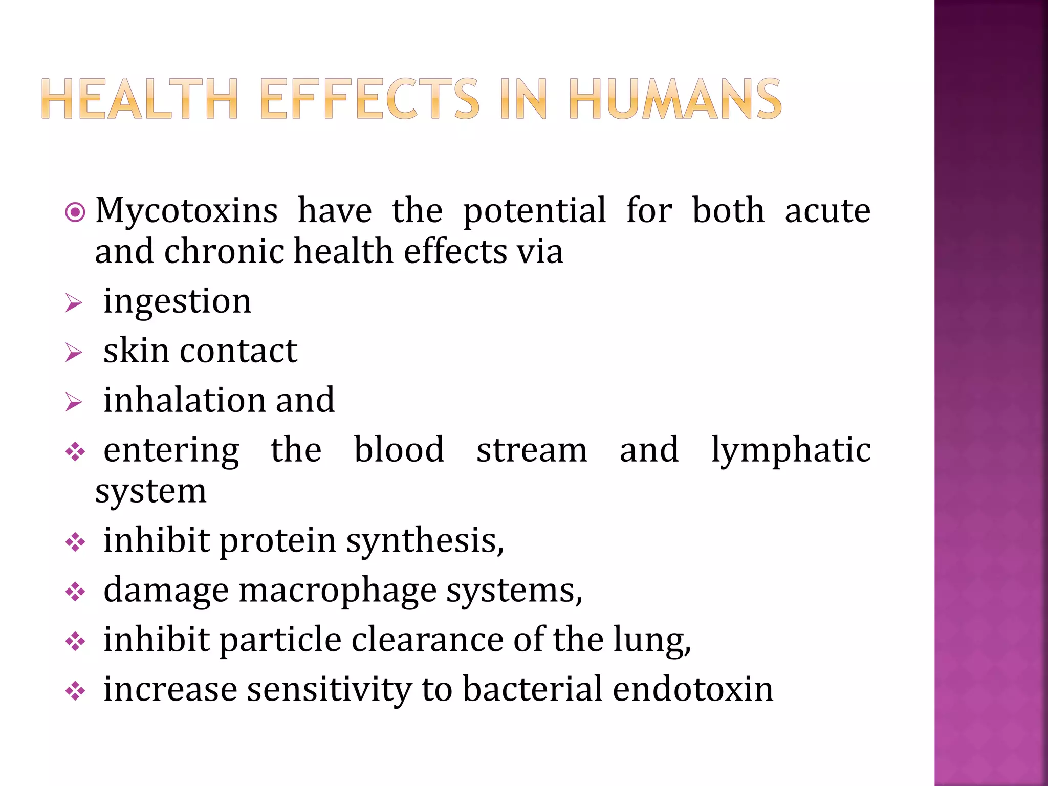 Mycotoxins | PDF