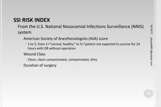 Surgical Site Infections Prophylaxis | PPT