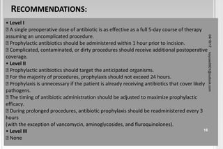 Surgical Site Infections Prophylaxis | PPT