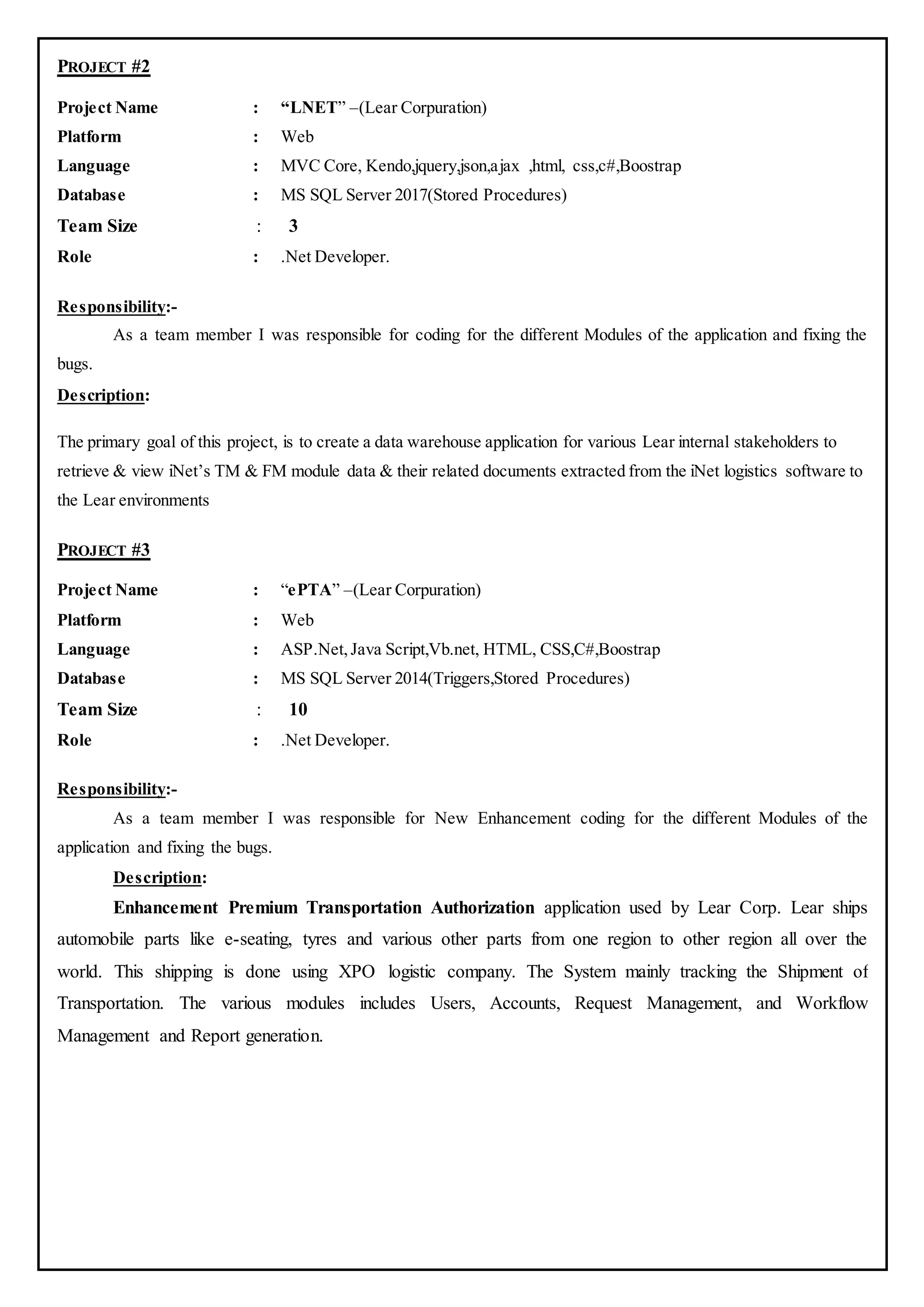 Kishor resume- | PDF