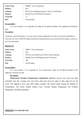 Kishor resume- | DOCX