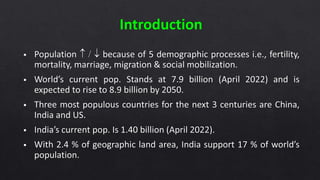 CONCEPT OF DEMOGRAPHY & DEMOGRAPHIC CYCLE.pptx