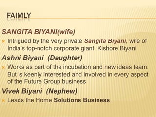 Kishore Biyani | PPTX