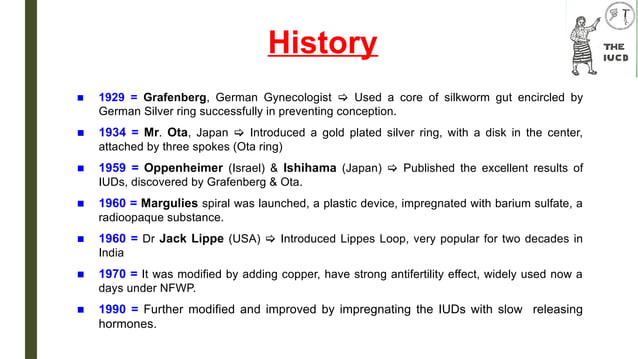 Intrauterine Contraceptive Device - IUCD | PPTX | Birth Control ...