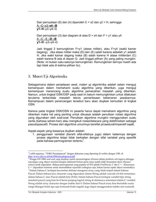 Kisi kisi dan materi uji olimpiade [toki] | PDF