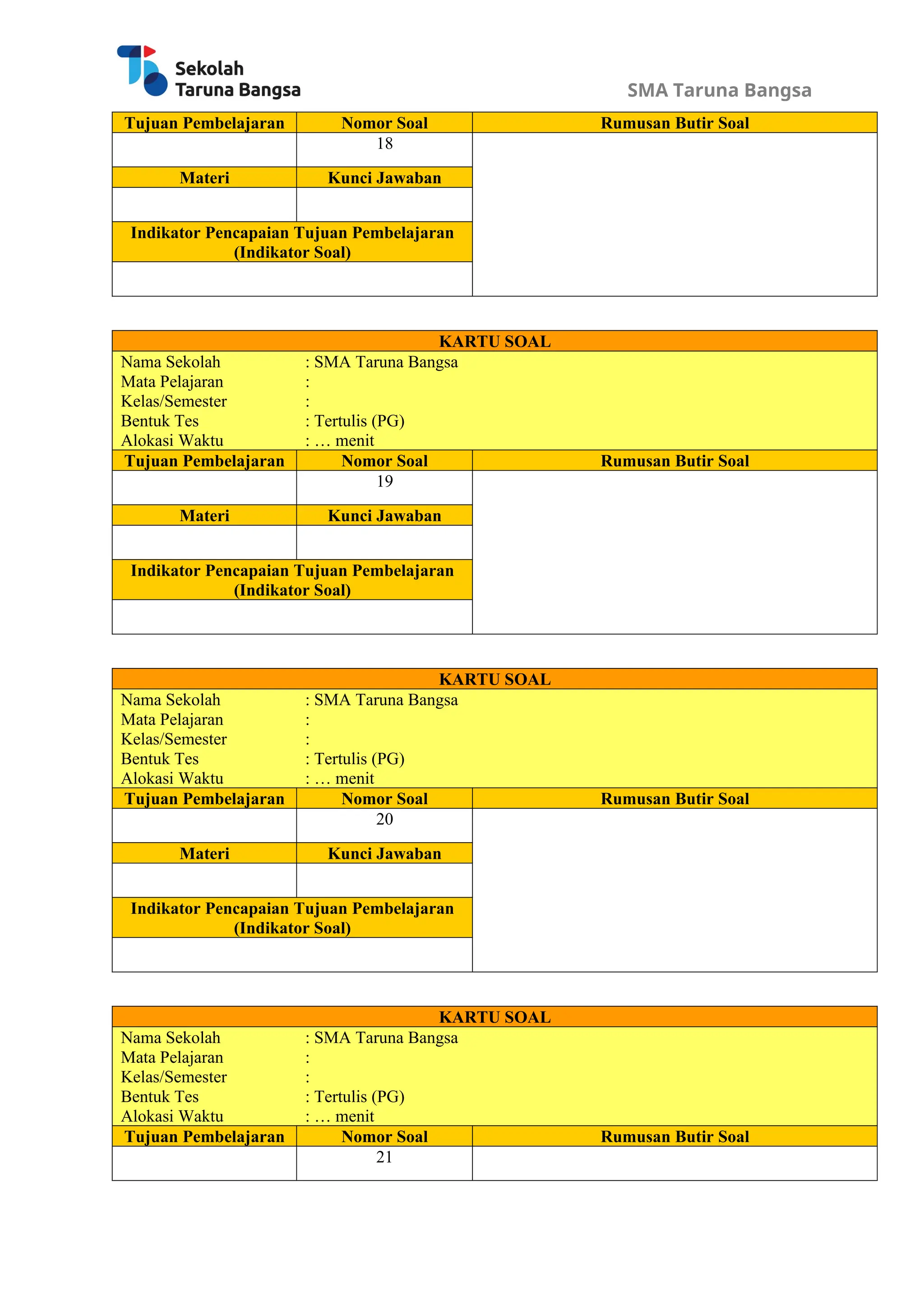 Kisi-kisi & Kartu Soal ASTS Ganjil TP 2023-2024 Kelas 10 Fase E.docx