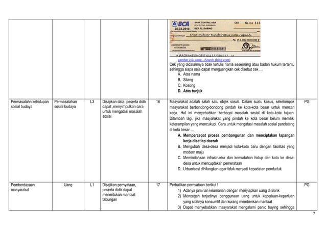 KISI-KISI penilaian akhir semester IPS kelas 7 semester 2 KUMER.pdf