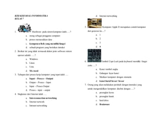 KISI-KISI PILIHAN GANDA.docx