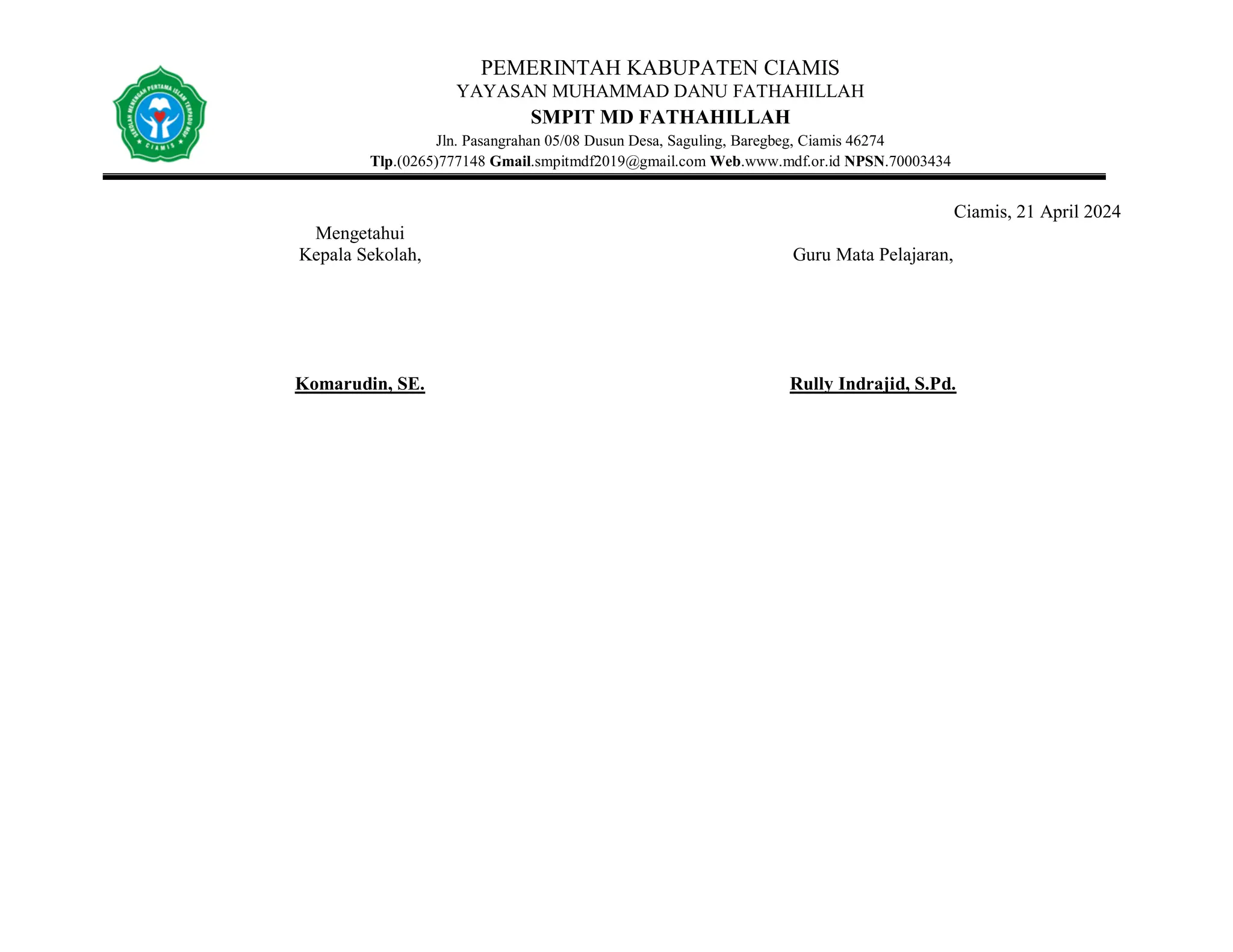 Kisi-kisi PSAJ 2023-2024 SMPIT MDF.pdf jkbvjkjvjhv | PPT