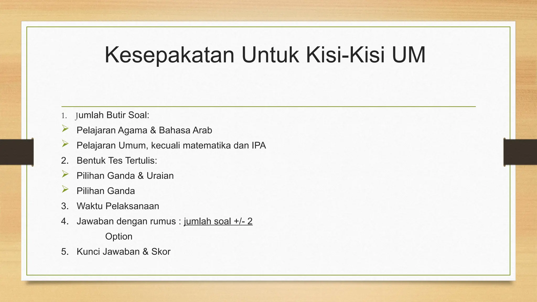 KISI-KISI SOAL-MAN3_EULIS.pptx contoh penyusunan kisi kisi | PPT