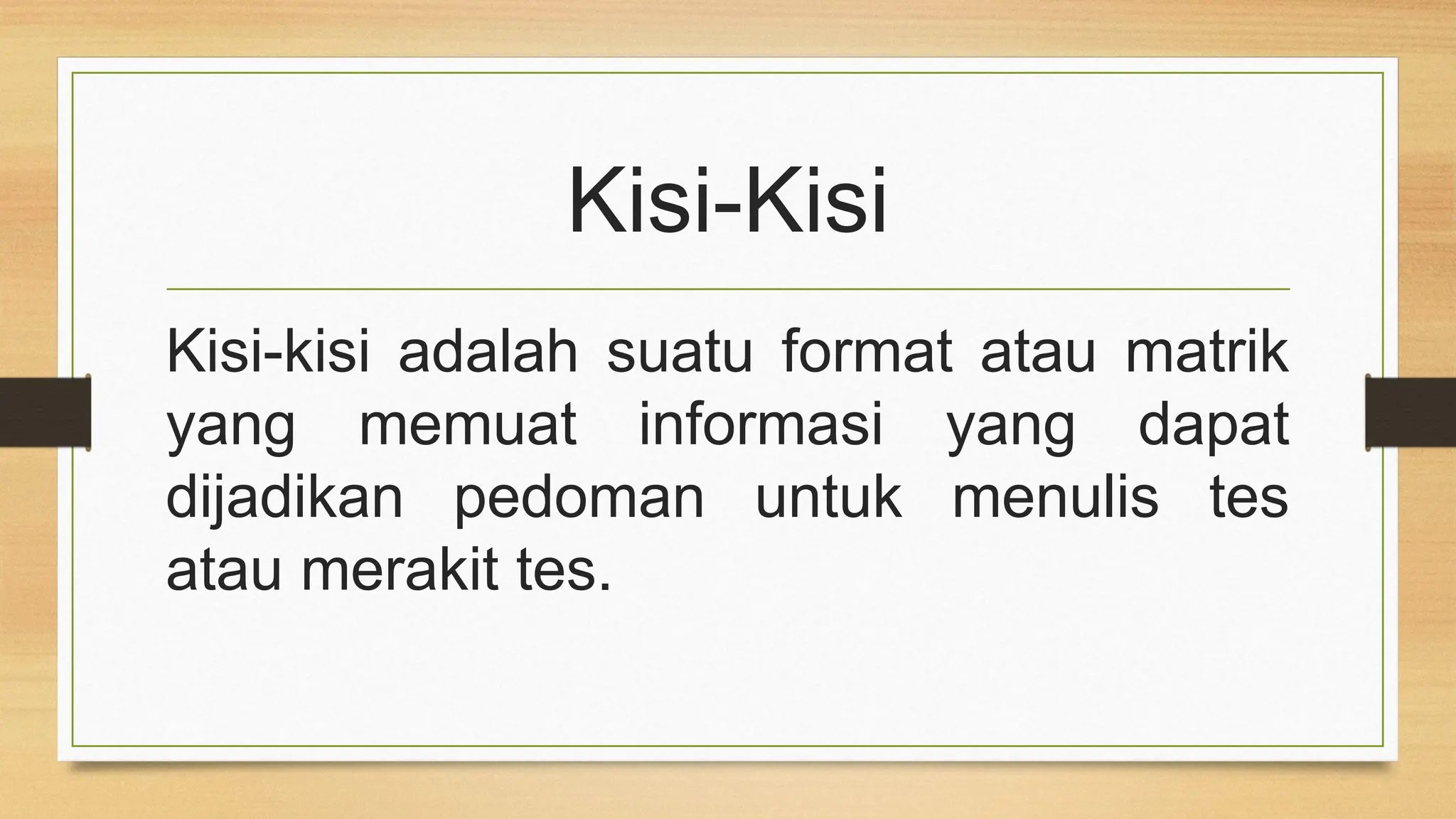 KISI-KISI SOAL-MAN3_EULIS.pptx contoh penyusunan kisi kisi | PPT