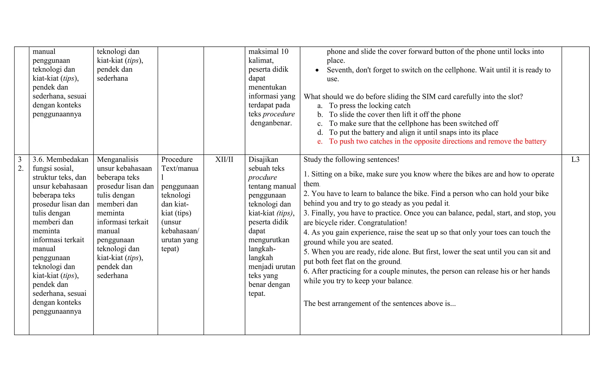 KISI-KISI + SOAL BAHASA INGGRIS 2023.docx