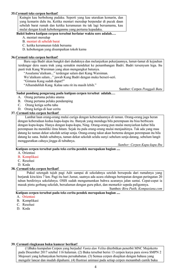 KISI-KISI SOAL PH teks pidato persuasif.doc