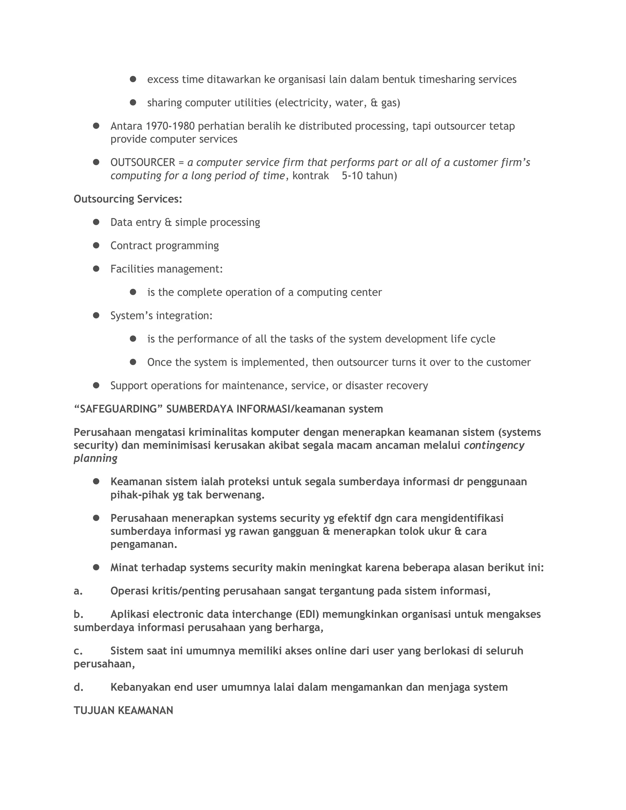 Kisi kisi uas sistem informasi manajemen (sim) | PDF