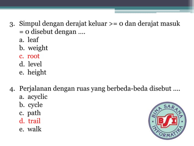 Kisi kisi uas struktur data | PPTX