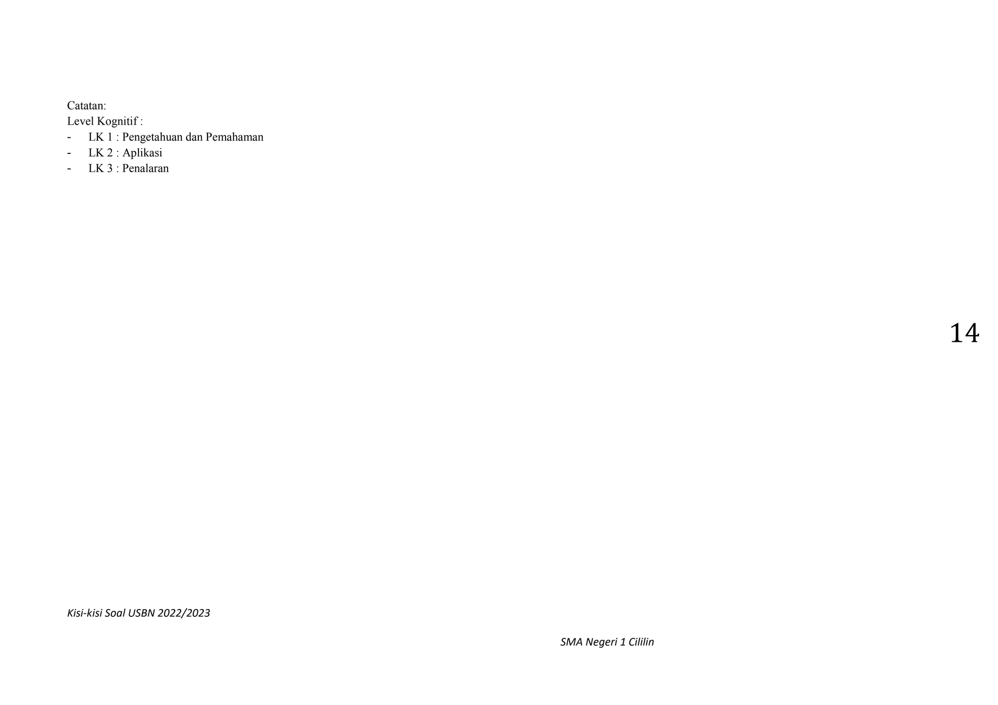 Kisi -kisi Biologi kelas 11 semester genap | DOC