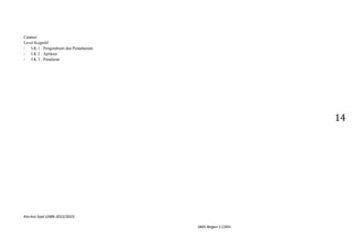 Kisi -kisi Biologi kelas 11 semester genap | DOC