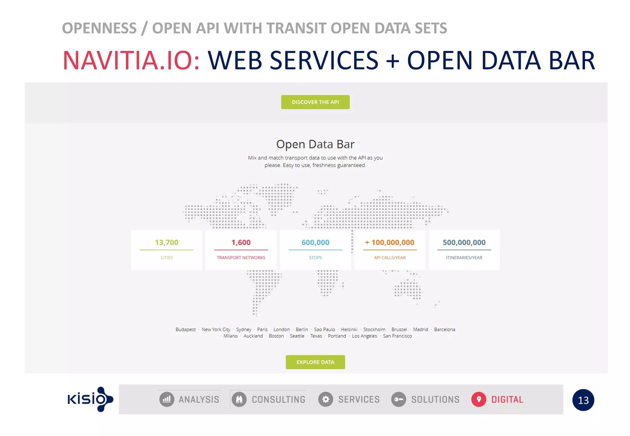 Building Open Transport solutions with Open Data/API/Softwares | PPT