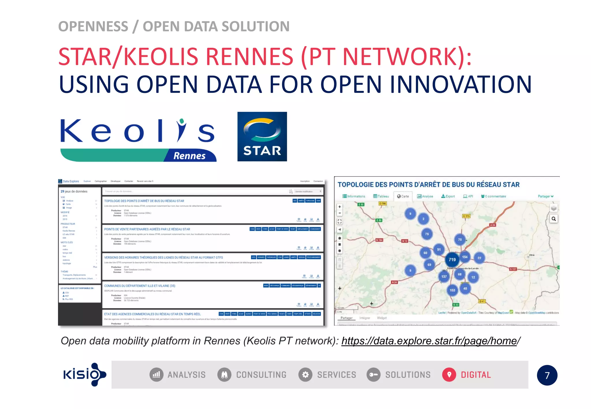 Building Open Transport solutions with Open Data/API/Softwares | PPT