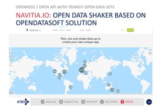 Building Open Transport solutions with Open Data/API/Softwares | PPT