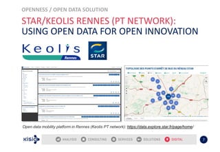 Building Open Transport solutions with Open Data/API/Softwares | PPT
