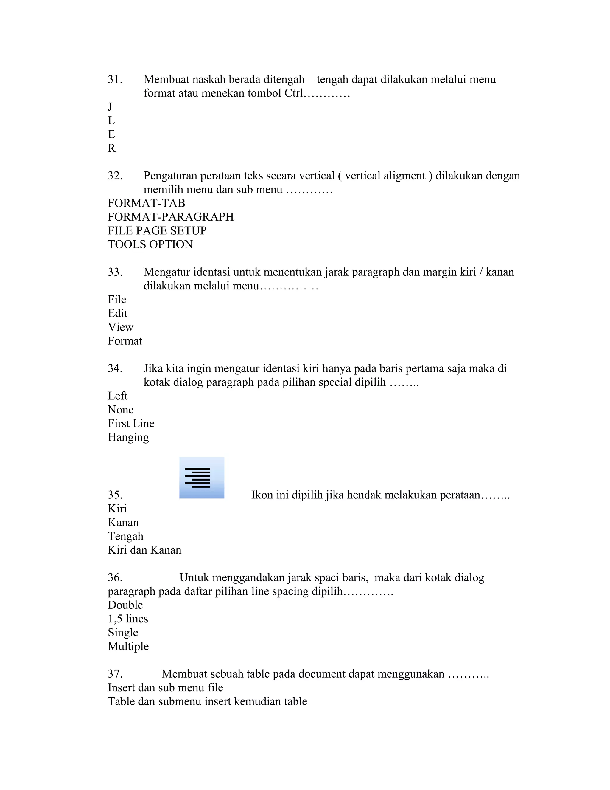 Kisi um dari um 10 | DOC