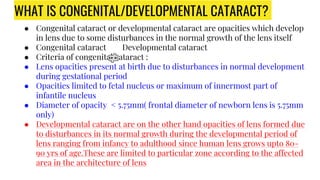 Congenital Cataract | PPT