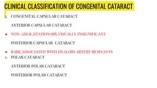 Congenital Cataract | PPTX