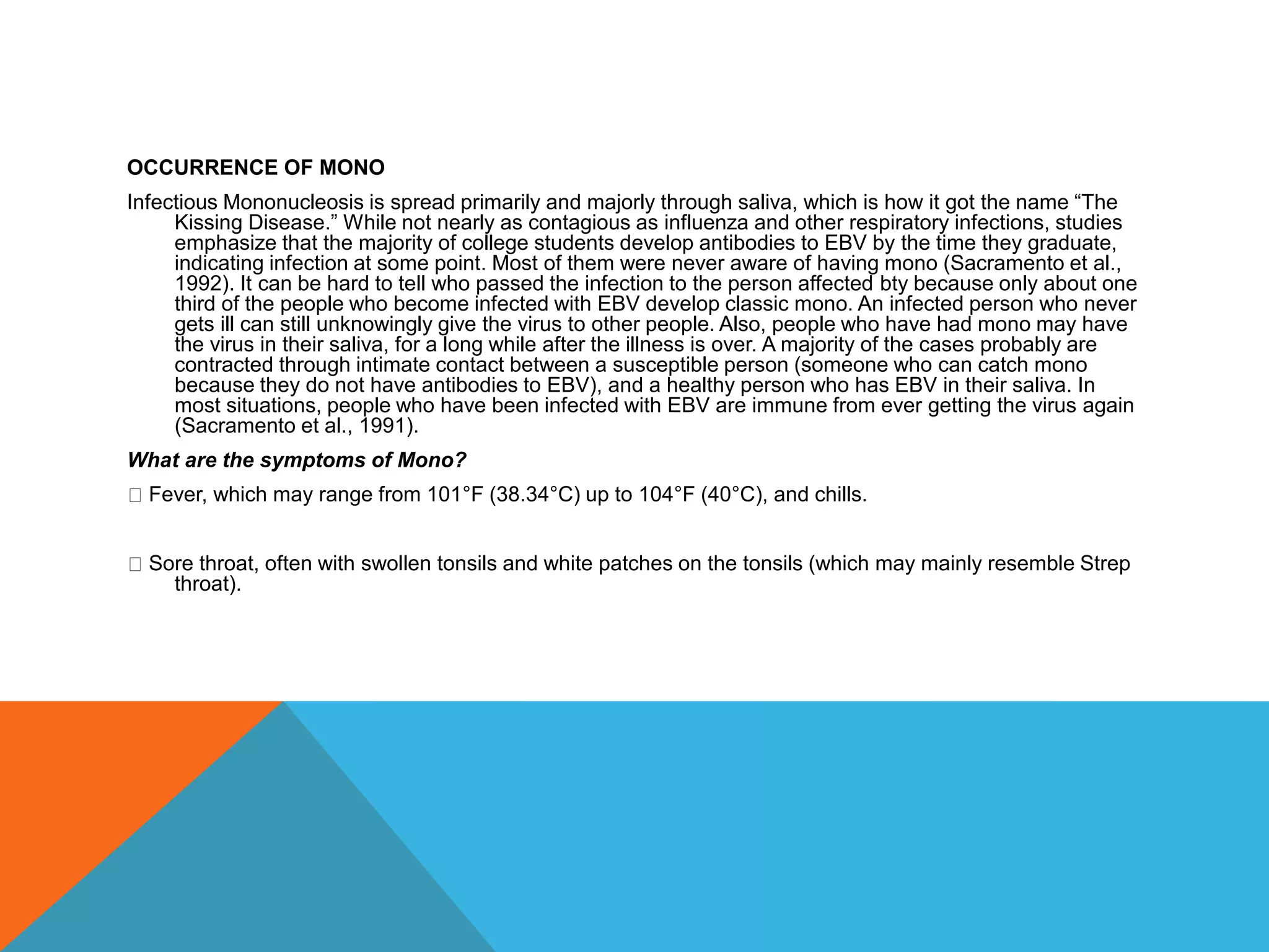 Kissing disease | PPTX