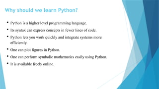 Keep it Stupidly Simple Introduce Python | PPT