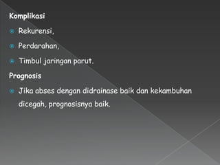 Kista dan abses kelenjar bartholini | PPTX