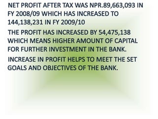 Kist bank presentation | PPTX | Business Accounting & Finance | Business