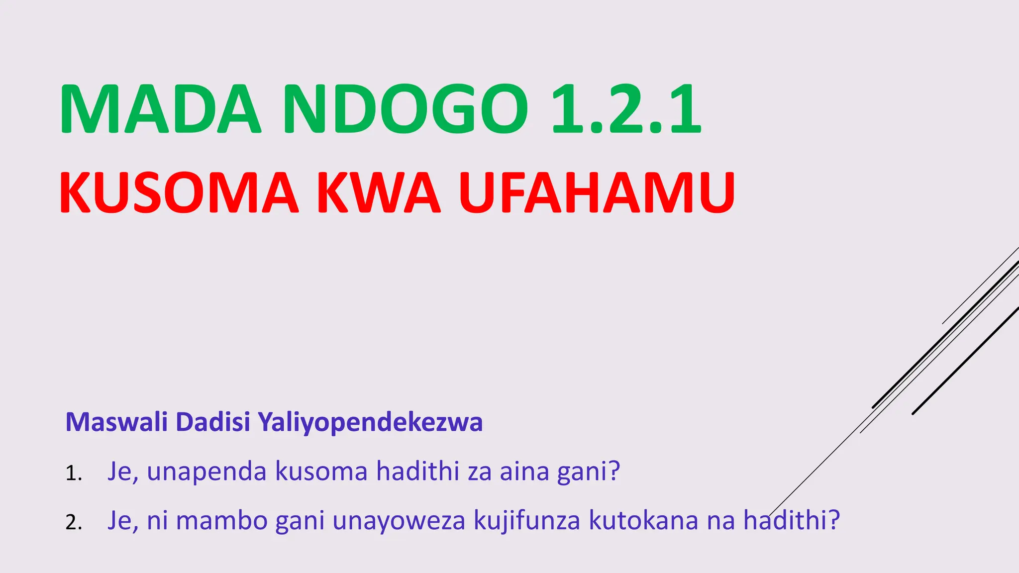 KISWAHILI GREDI 3 MADA 1.1 KUSIKILIZA NA KUZUNGUMZA.pptx
