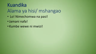 KISWAHILI GREDI 3 MADA 2.1KUSIKILIZA NA KUZUNGUMZA.pptx