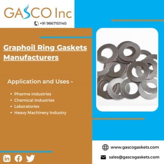 Graphoil Ring Gaskets Flange Insulation Gasket Kit Industrial Cut ...