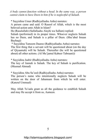 KITAABUS SALAAH according to Shaafee Fiqh by Shaykh Yusuf Laher | PDF