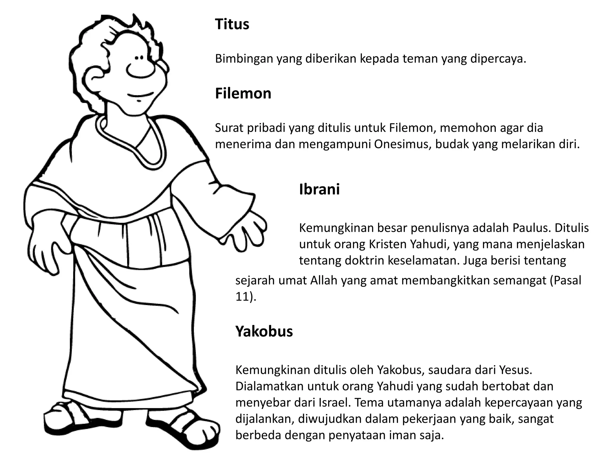 Kitab-kitab dari Perjanjian Baru: Buku mewarnai | PDF