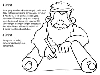 Kitab-kitab dari Perjanjian Baru: Buku mewarnai | PDF