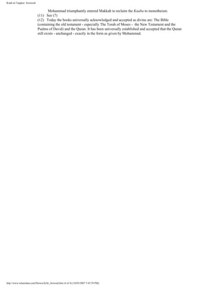 Kitab Ul Taqdeer by G A Parwez | PDF