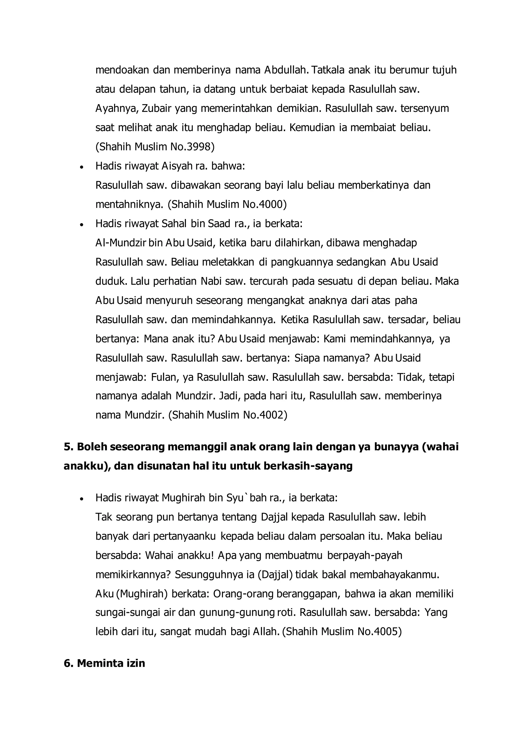 Kitab adab | DOCX