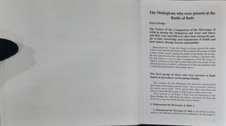 Kitab at tabaqat al-kabir volume 3 the companions of badr by abu ...