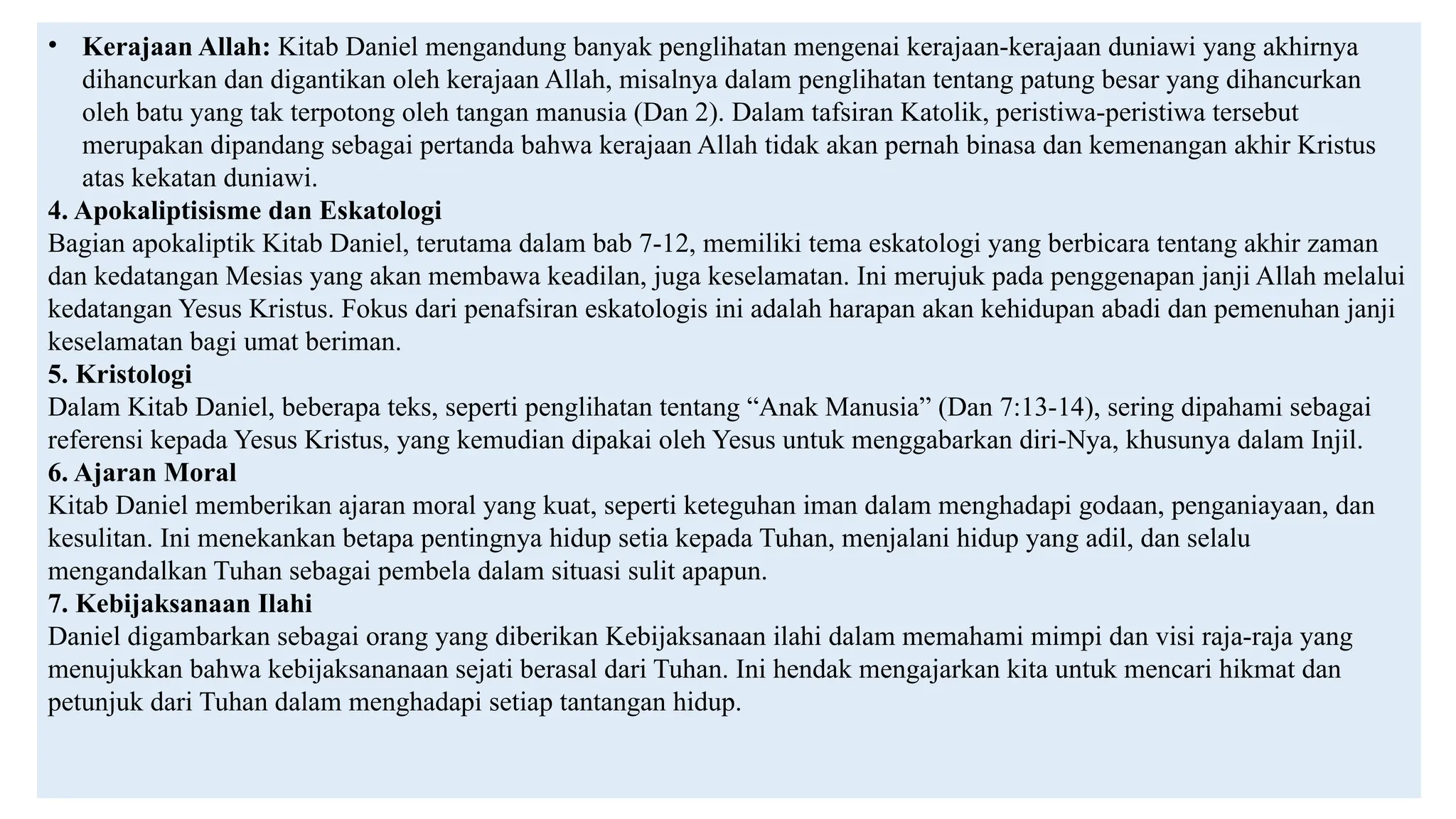 KITAB DANIEL PPT, Kitab Daniel, Mengenal sosok Nabi Daniel | PPTX