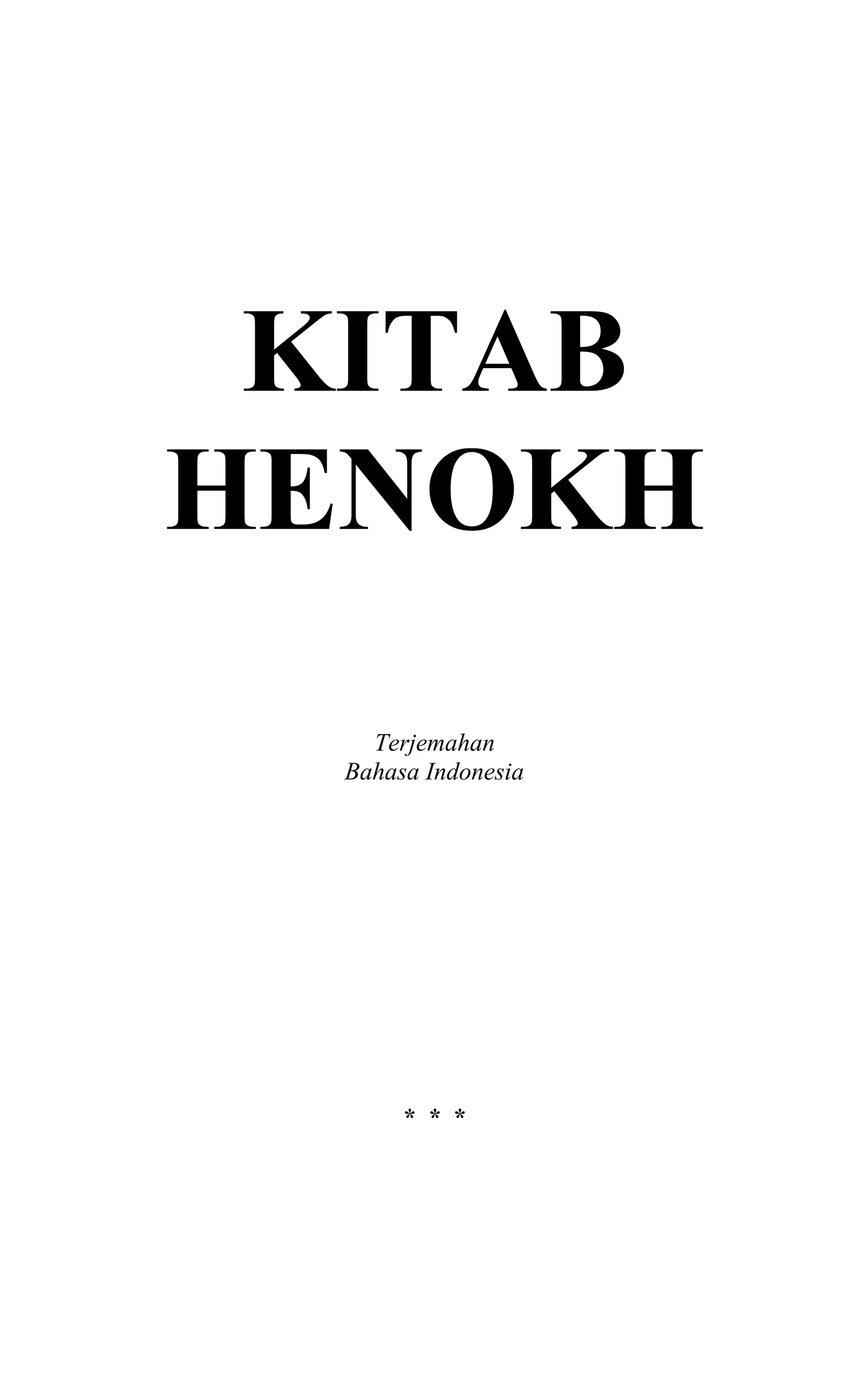 Kitab Henokh | PDF