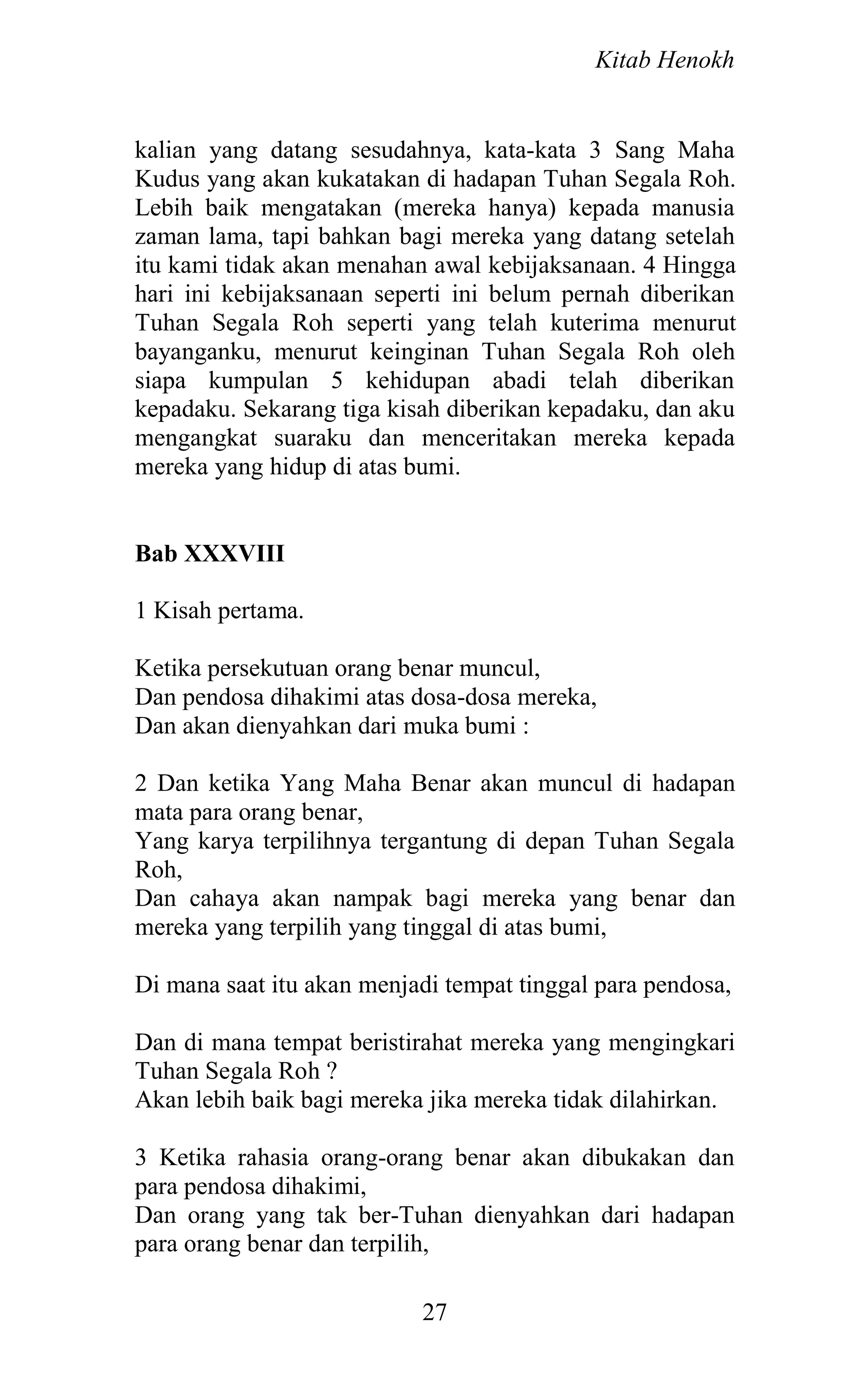 Kitab Henokh | PDF