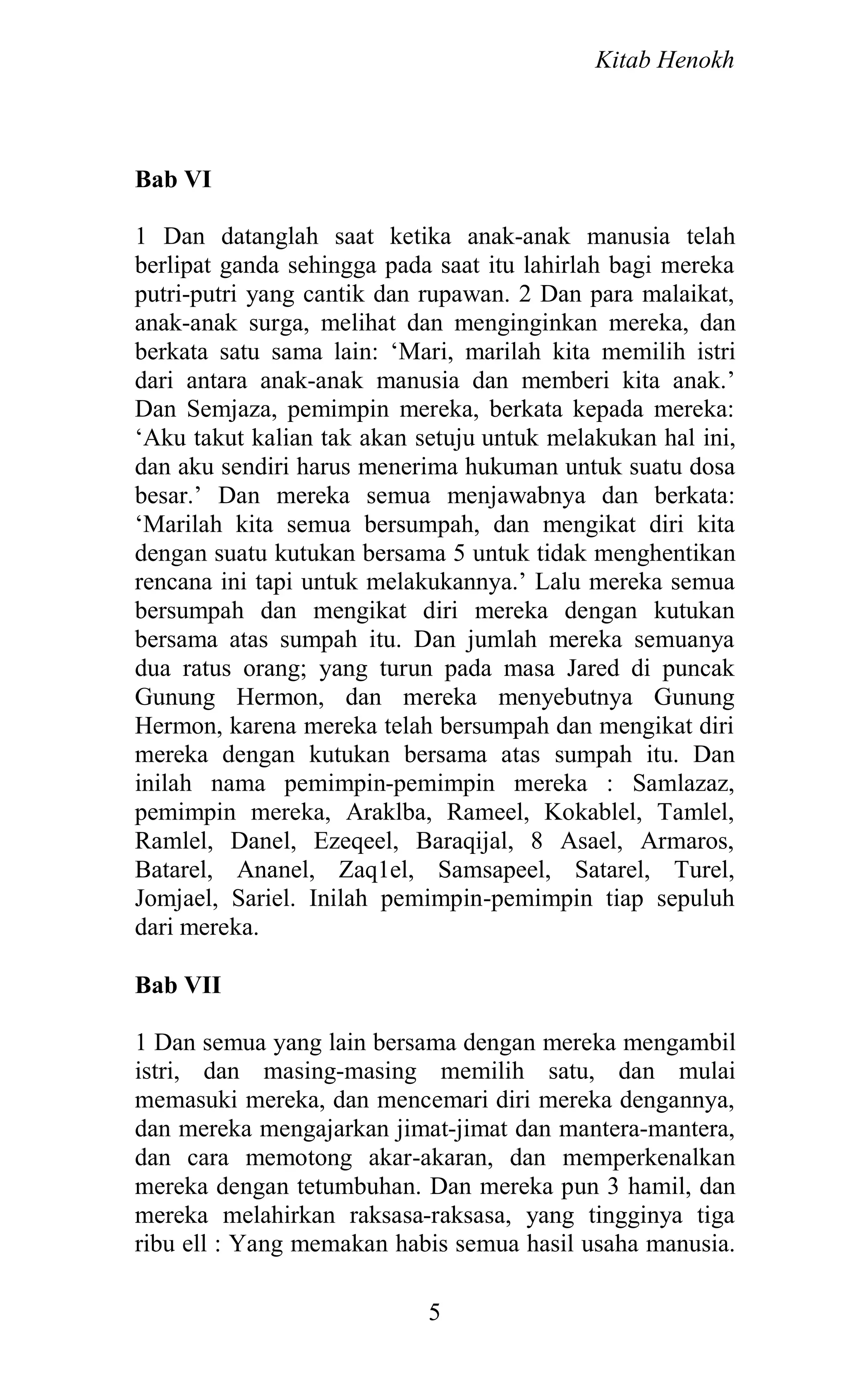 Kitab Henokh | PDF