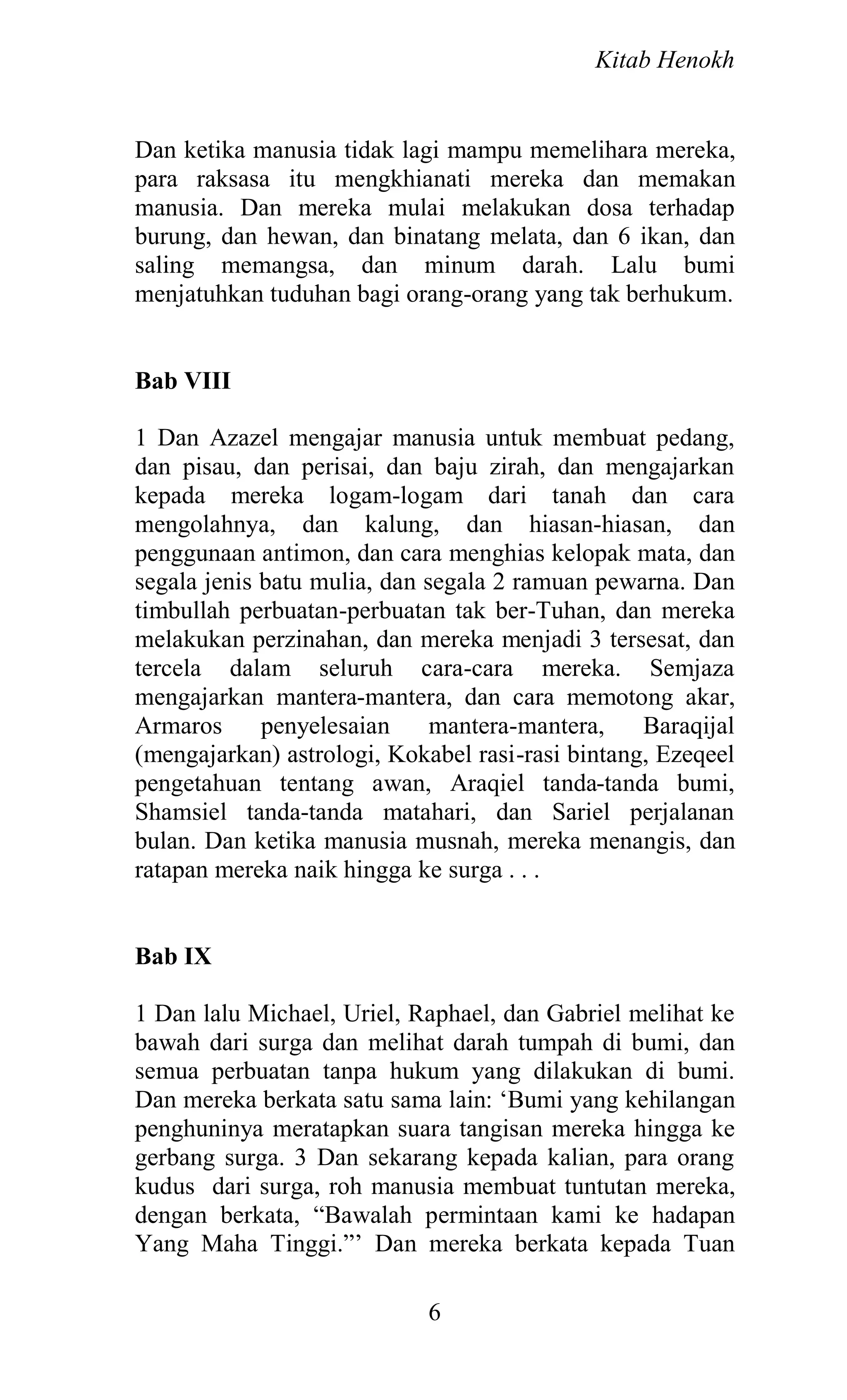 Kitab Henokh | PDF