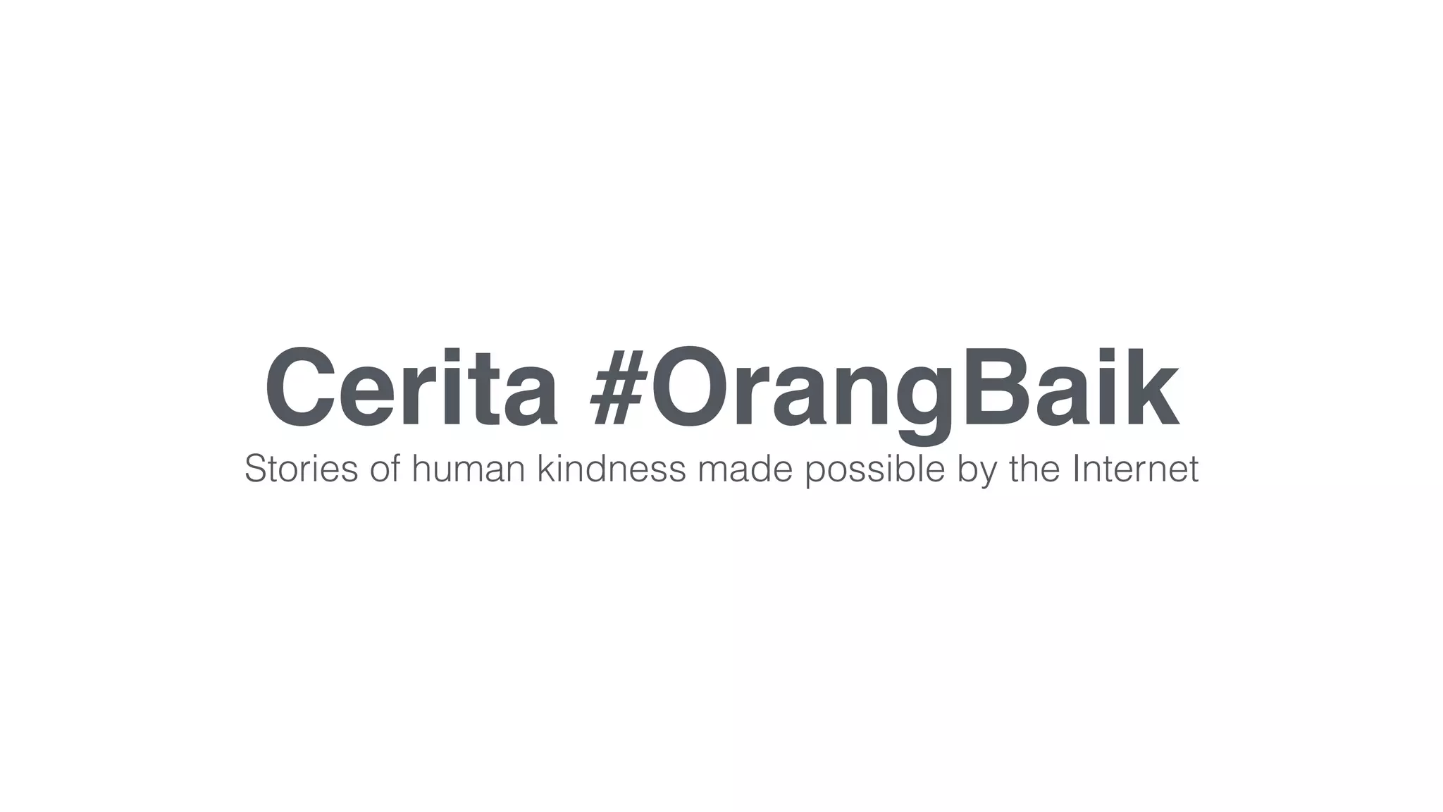 Internet of Kindness - Doing Good Using the Internet & Social Media | PPT