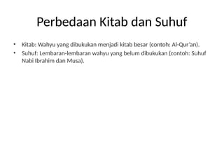 Kitab_Kitab_Allah_Modern. Yang wajib di imani oleh muslim | PPTX