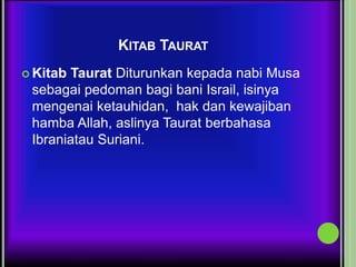 Kitab kitab Allaah S.W.T. | PPTX