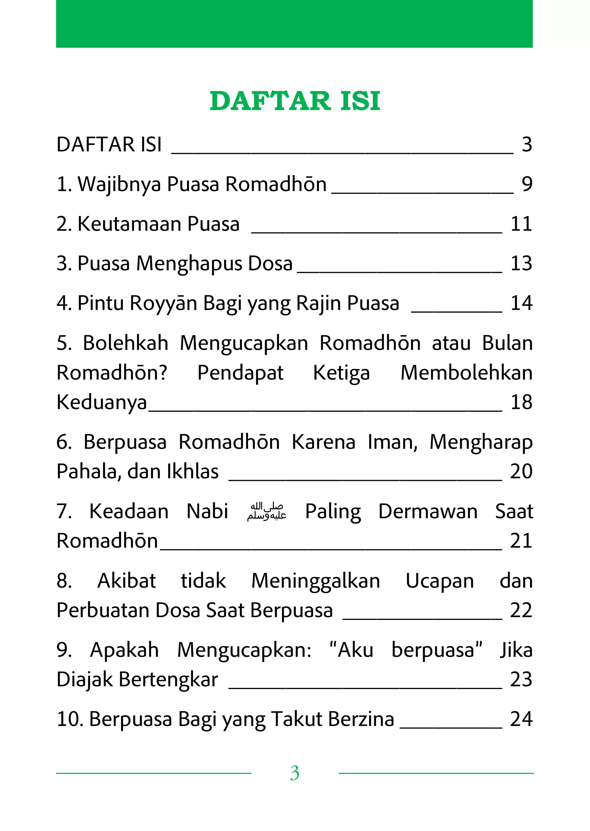 Kitab puasa - imam bukhori | PDF